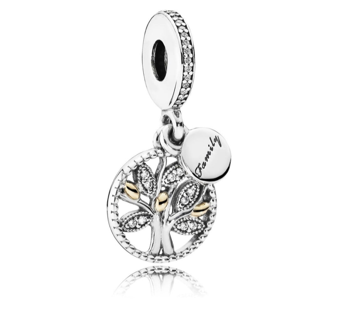 Sterling Silver Family Tree Charm – Enchanting Charms